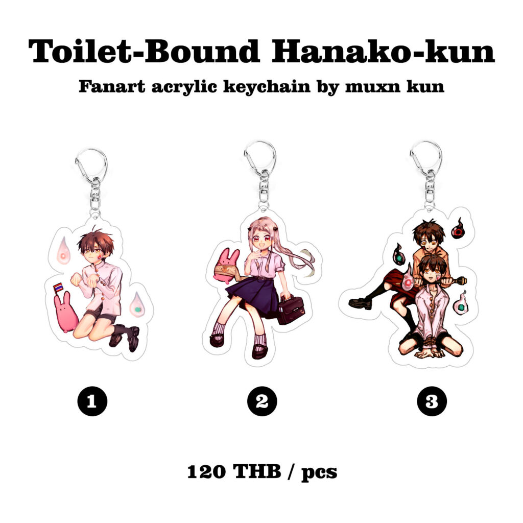 Toilet-Bound Hanako-kunFanart Acrylic Keychain by muxn kun – Homu