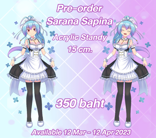 【PRE-ORDER】Sarana Sapina Birthday Ver. Standee 15 CM – Homu